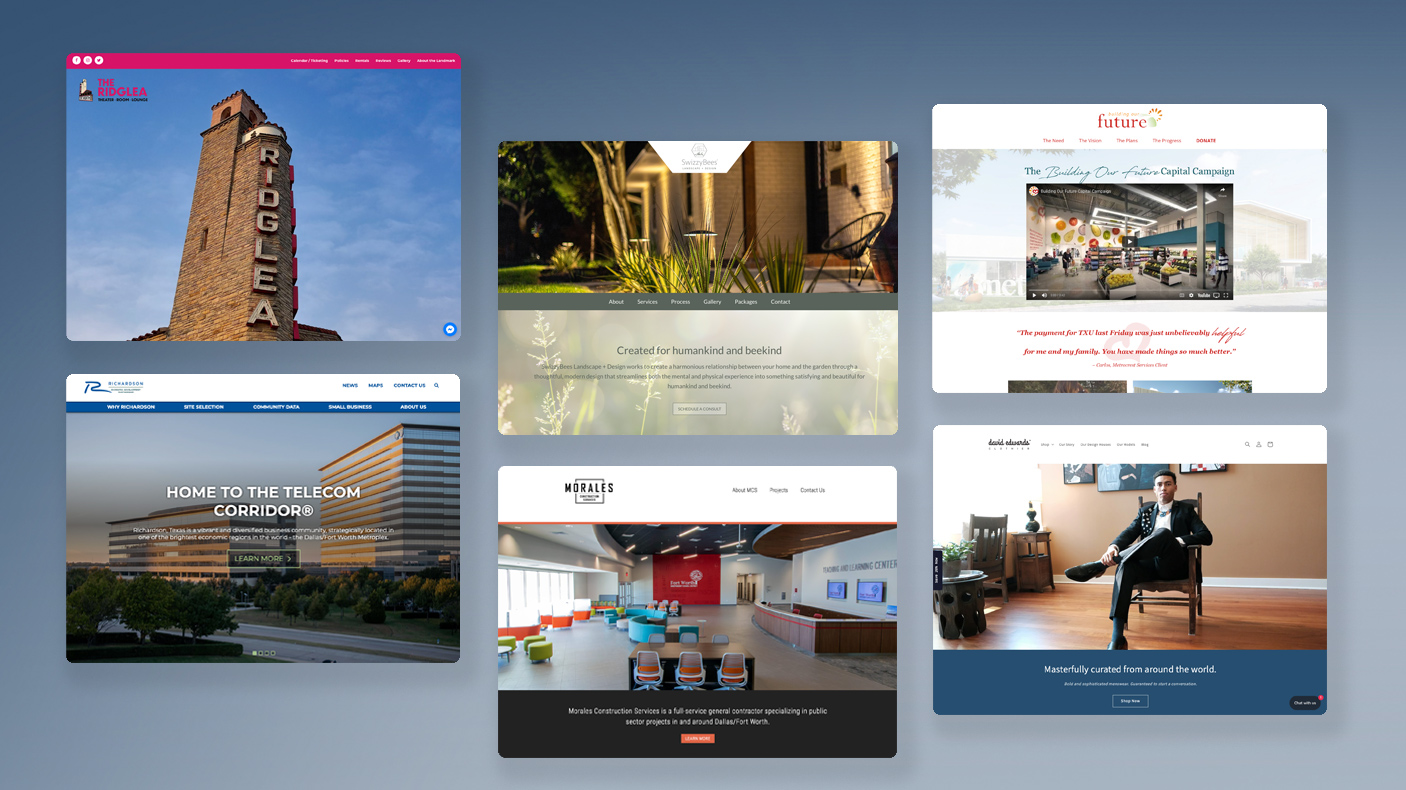 Website Design, Graphic Design, Marketing | 21 Designs | Plano, Texas